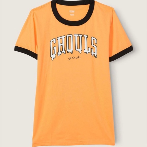 PINK Victoria's Secret | Tops | Nwt Vs Victorias Secret Pink Ringer Tee ...